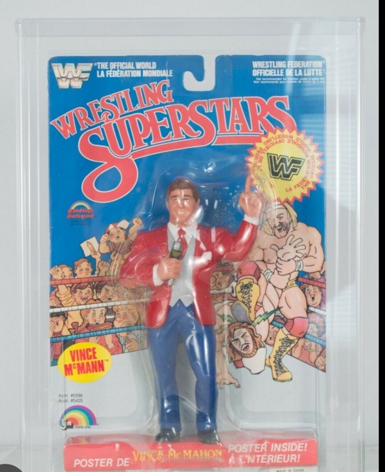 Vince Mcmahon MOC LJN wwf rubber action figure titan sports | eBay