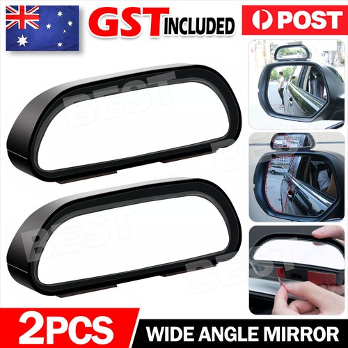 2x Adjustable Blind Spot Wide Angle Rear View Side Mirror for Universal Car AU | eBay Australia