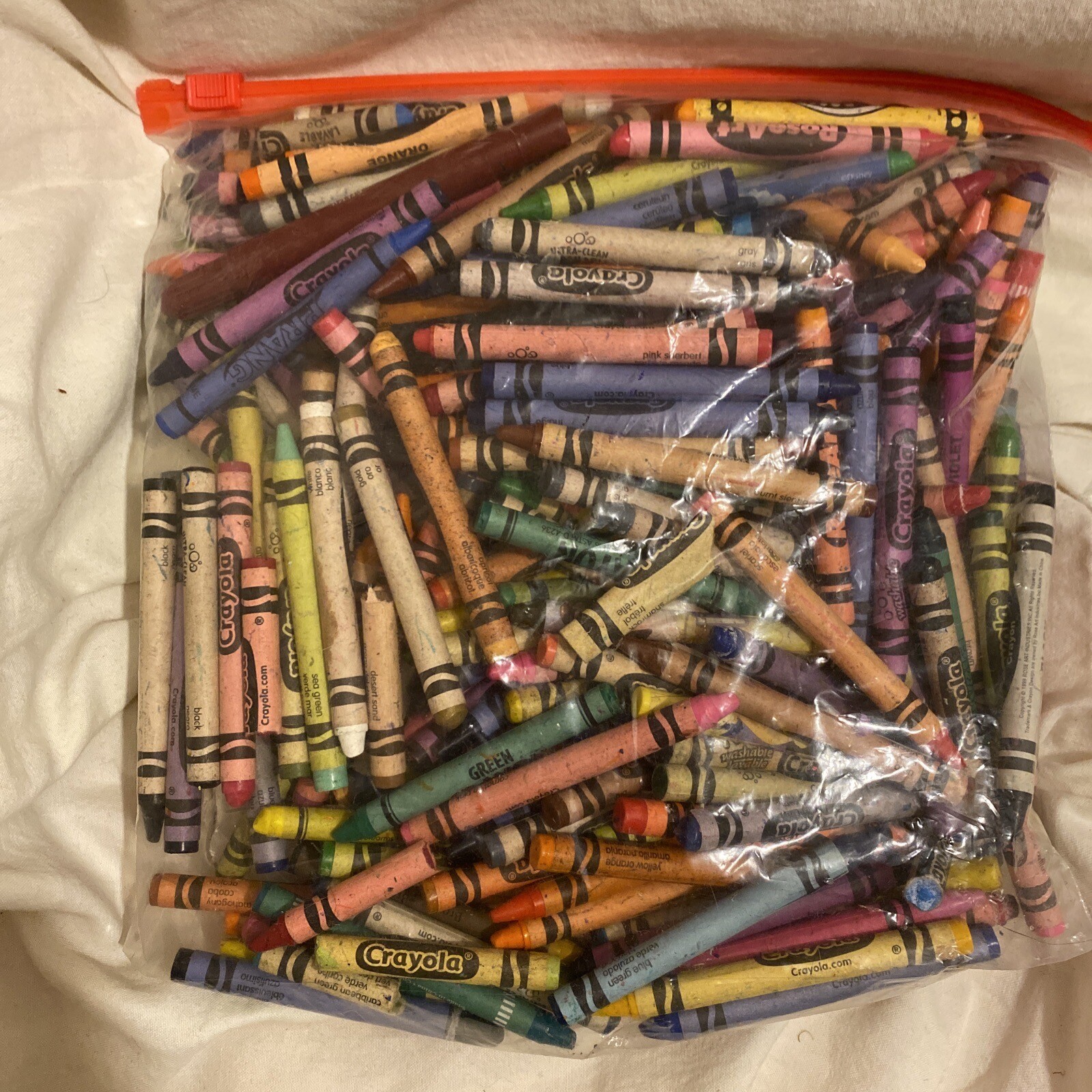 Lot of Crayons Used Almost 3.5 lbs Bulk Crafts Crayola Crayons | eBay