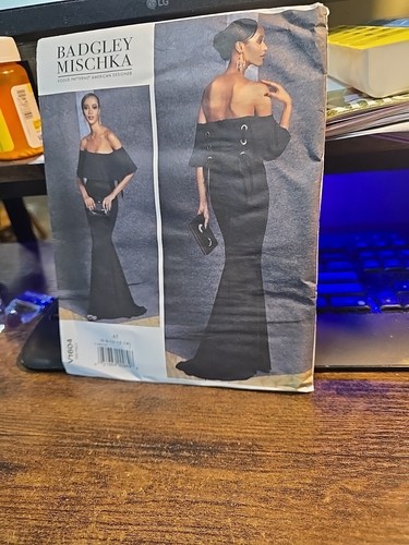 Vogue Sewing Pattern V1604 Designer Strapless Dress Pattern Size 6-14 ...