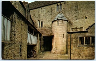 Postcard - The Courtyard, The George Inn - Norton St. Philip, England ...