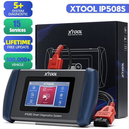 XTOOL IP508S Car OBD2 Scanner Engine ABS SRS EPB Code Reader Diagnostic ...