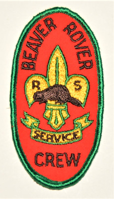 OVAL Beaver Rover Crew Boy Rover Scout Group Badge / Crest New Like ...