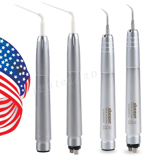 USA Dental Ultrasonic Air Scaler Handpiece 2/4 Holes With Tips NSK/KAVO ...
