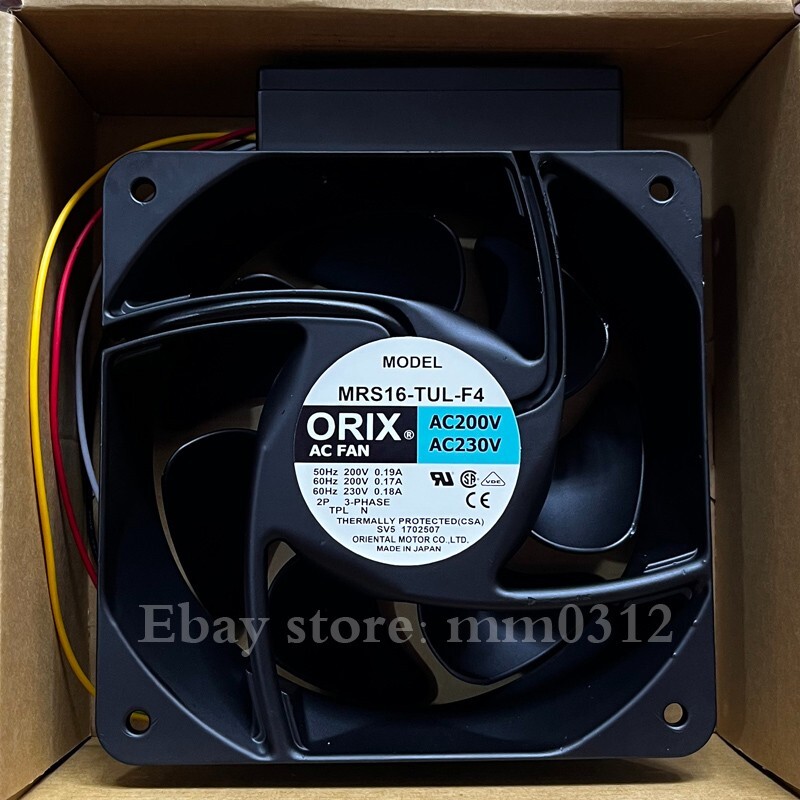 1pcs ORIX MRS16-TUL-F4 200 / 230V 160 * 62MM three-phase motor fan | eBay
