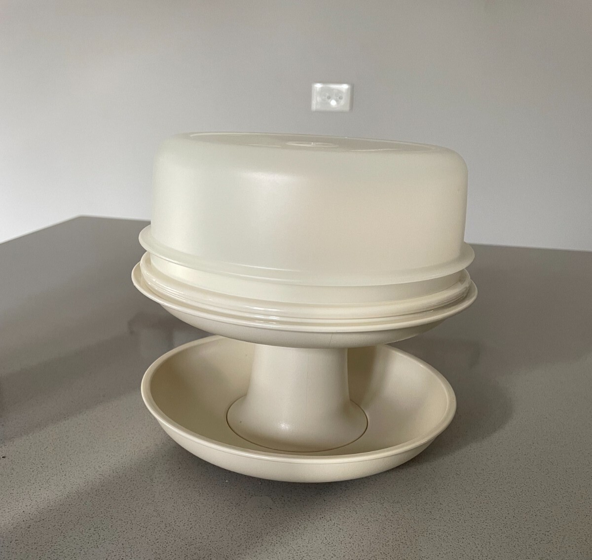 Vintage Tupperware Serve It All Cake Stand | eBay