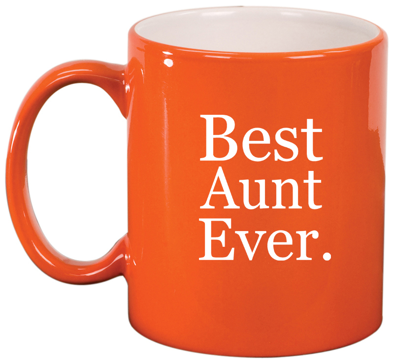 11oz Ceramic Coffee Tea Mug Glass Cup Best Aunt Ever | eBay