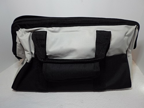 Masterforce Tool Bag-Tan Black-Double Handle-Footed-14 Long x 9Tallx7.5 ...