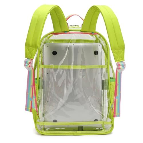 Clear Backpack for Girls Transparent Bag Heavy Duty School Backpacks ...