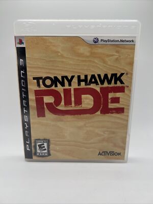 Sony PlayStation 3 PS3 Tony Hawk Ride COMPLETE CIB 2009 Skateboarding ...