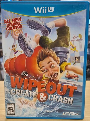 Wipeout: Create & Crash (Nintendo Wii U, 2013) No manual, Tested and ...