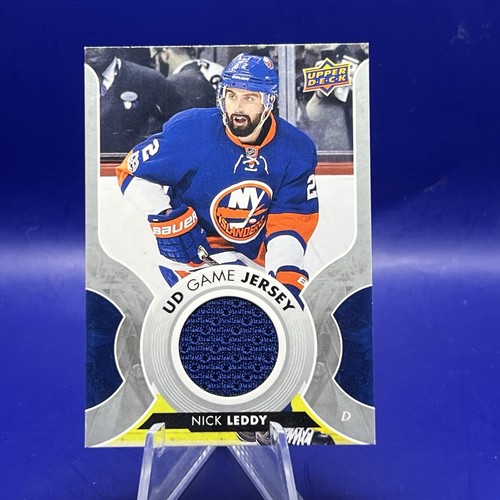 Nick Leddy 2017-18 Upper Deck Series 1 UD Game Jersey Patch Card | eBay