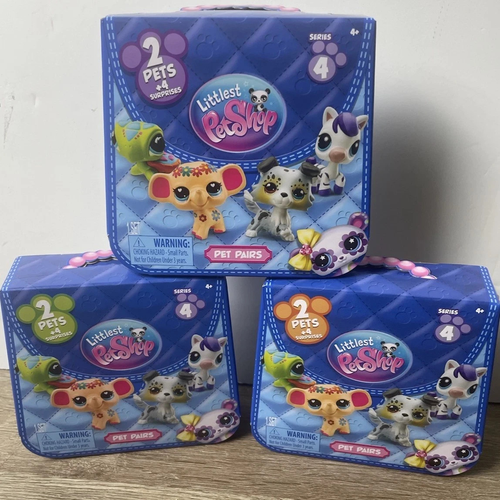 Littlest Pet Shop Lps Gen 7 G7 Wave Series 4 Pet Pairs Beach Bites Lot ...