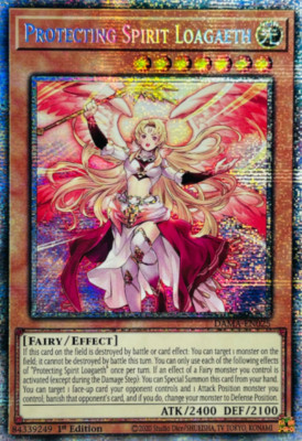 YUGIOH - Protecting Spirit Loagaeth - DAMA-EN025 - Starlight Rare - 1st ...
