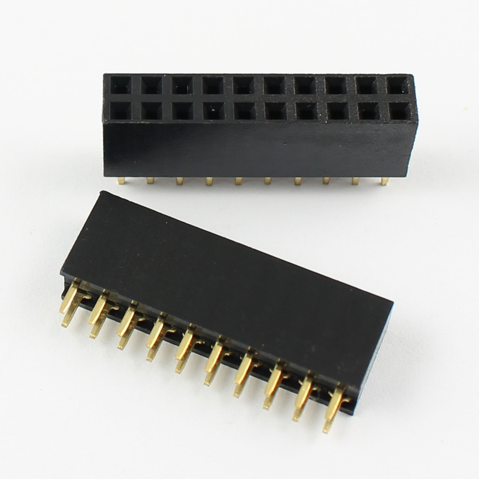 10Pcs 2.54mm 2x10 Pin 20 Pin Female Double Row Straight Pin Header ...