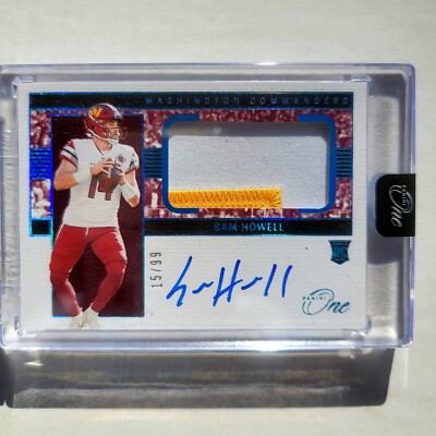 2022 PANINI ONE SAM HOWELL BLUE AUTOGRAPH NUMBERED 15/99 | eBay