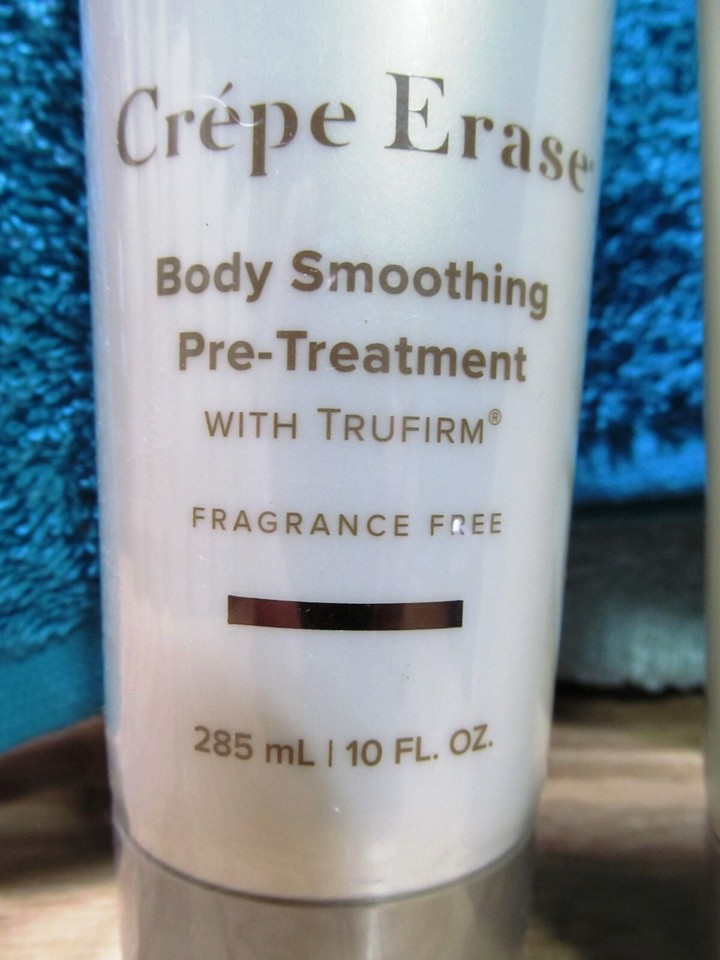 Body Firm CREPE ERASE Body Smoothing 10oz &Trufirm Facial Scrub 6fl ...