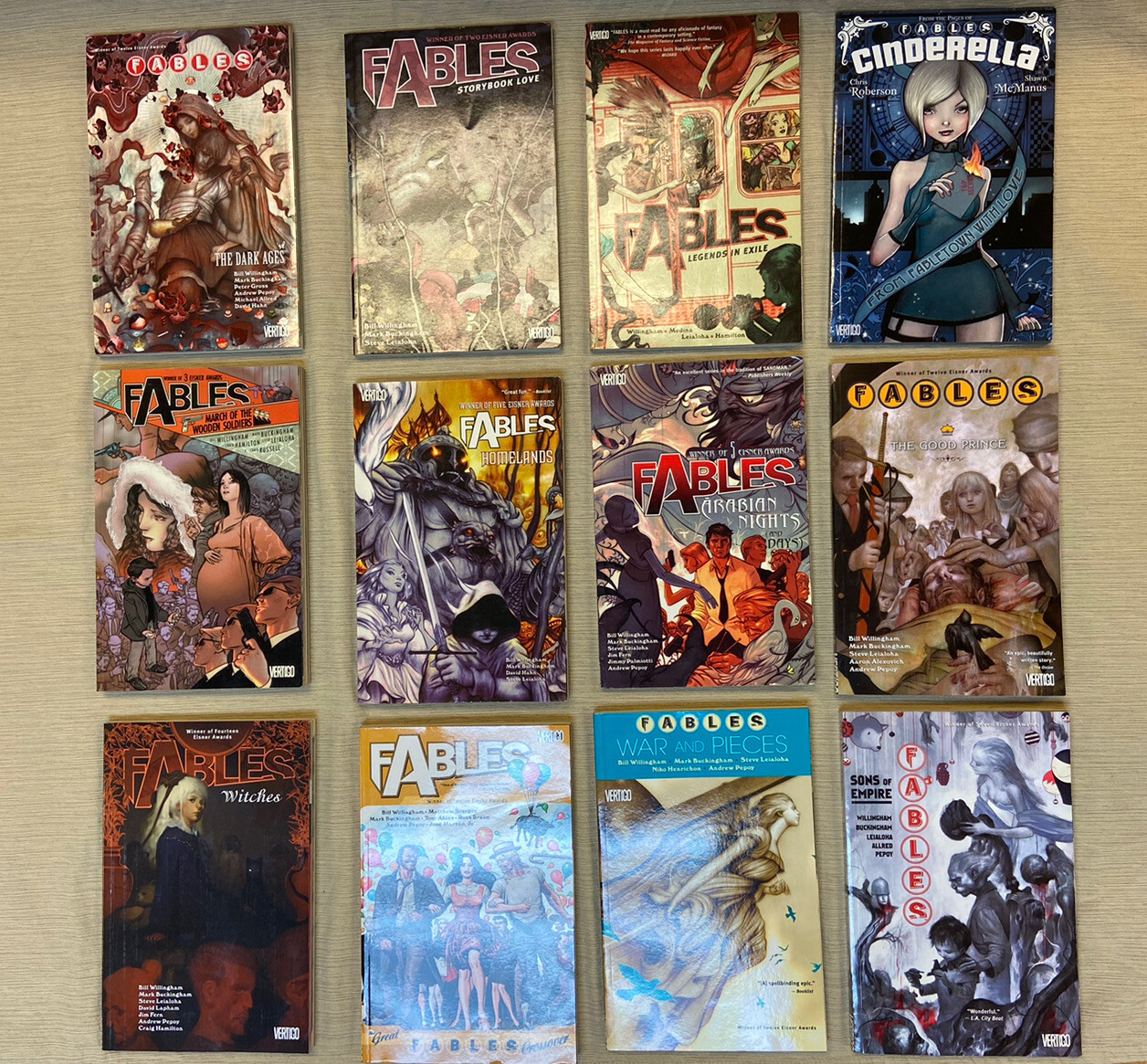 Lot of 13 Vertigo Fables comic books + bonus Caputo *how to self ...