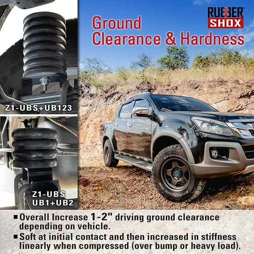 Modular Universal Natural Rubber Bump Stop Clamp Type Adapter for Truck ...