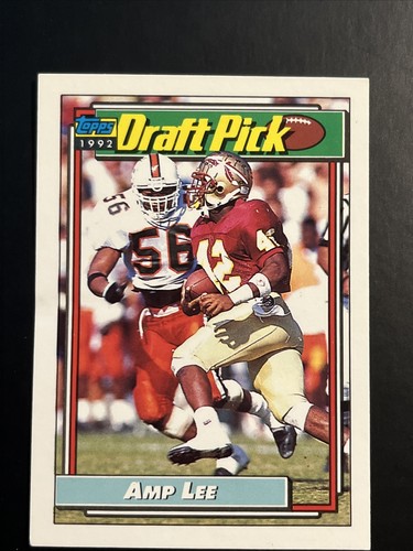 1992 Topps Football Card #250 Amp Lee RC C4 | eBay