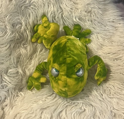 Fiesta Flying Frog Plush Measures Realistic Multi Colors Plastic Moving ...