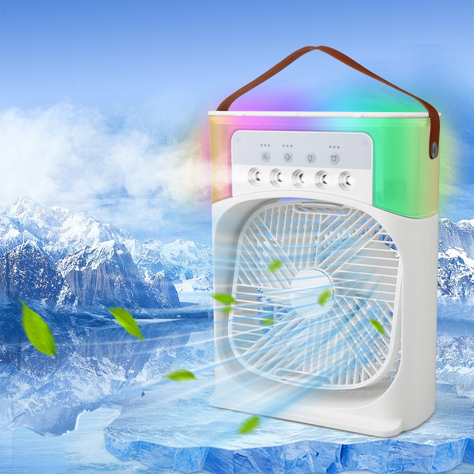 Multi-Function Cooling Fan Add Water and Ice Mist Cooling Fan | eBay