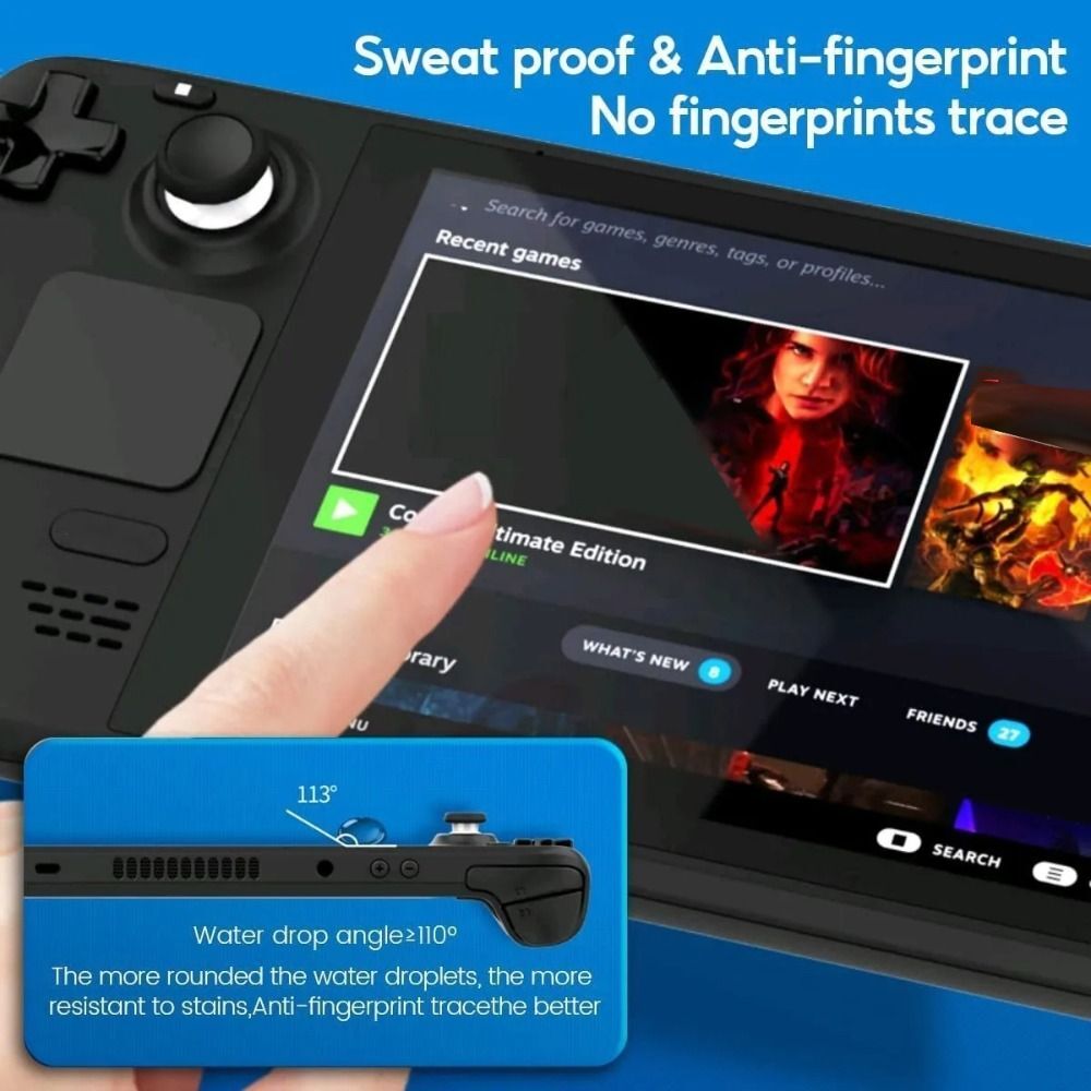 8 IN 1 Anti-Fingerprint Trackpad Protector Game Accessories for Steam ...