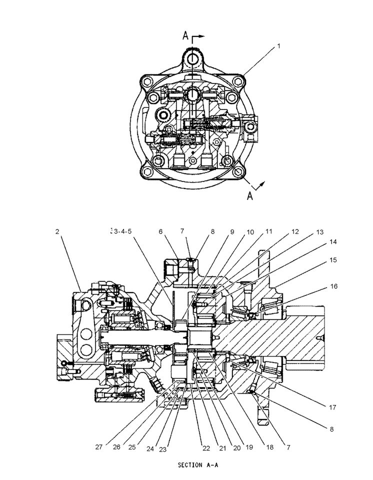 Used 1850360 185-0360 Swing Motor Fits for Cat E307C 307C Without ...