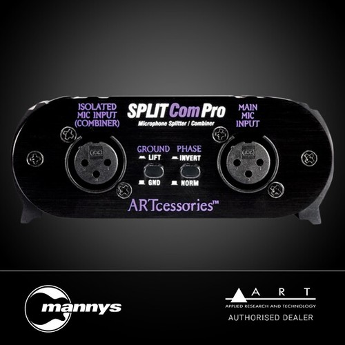 ART Pro Audio SplitComPro Mic Splitter/Combiner | eBay Australia