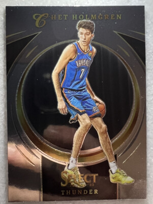 2022-23 Panini Select Chet Holmgren SELECT CERTIFIED insert #9 OKC ...