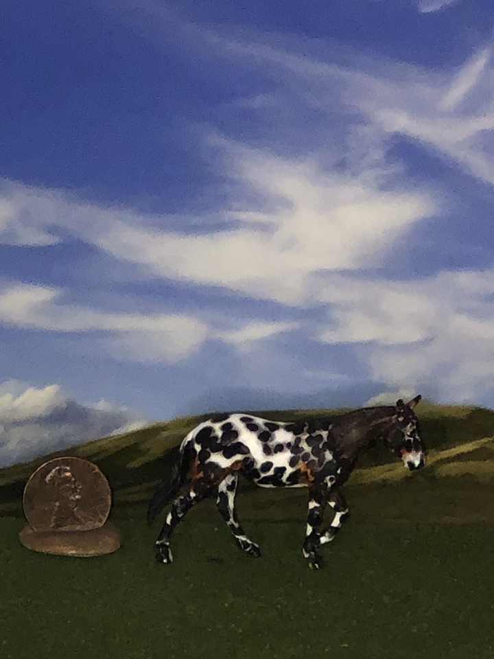 OOAK Micro cm Custom Horse /Mule 3D Printed Like Breyer Mini Resin x D ...