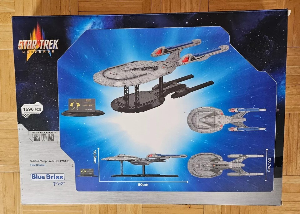 BlueBrixx Pro - Star Trek Enterprise NCC1701-E, 105685, Blue Brixx | eBay