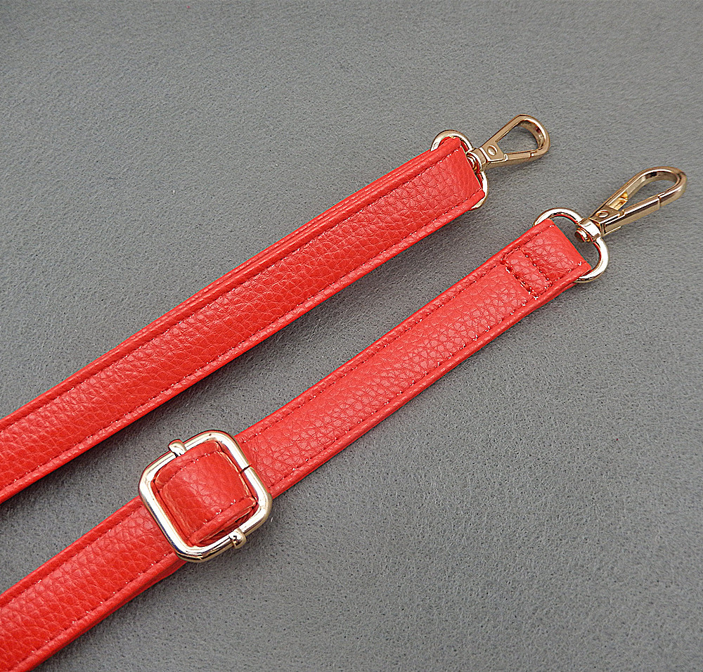 2cm Litchi Leather Shoulder Crossbody Handbag Handle Bag Replacement ...