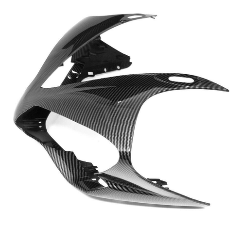 For YAMAHA 2007 2008 YZF R1 Carbon Fiber Front Nose Headlight Panel ...