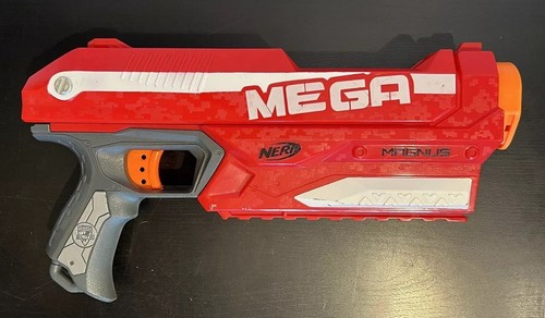 Nerf N-Strike Elite Mega MAGNUS Dart Gun Blaster Red TESTED/WORKS | eBay