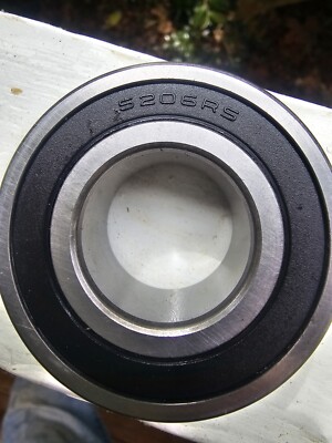 Premium 5206-2RS Double Row Angular Contact Ball Bearing w/Seals 30x 62 ...
