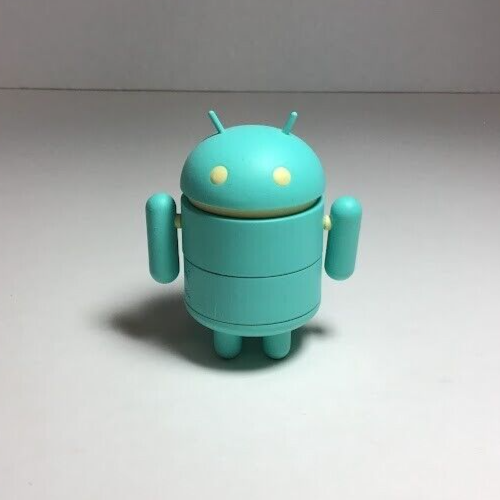 Android 3" Mini Robot Revolution Teal Retro V1950 by Google Rare! | eBay