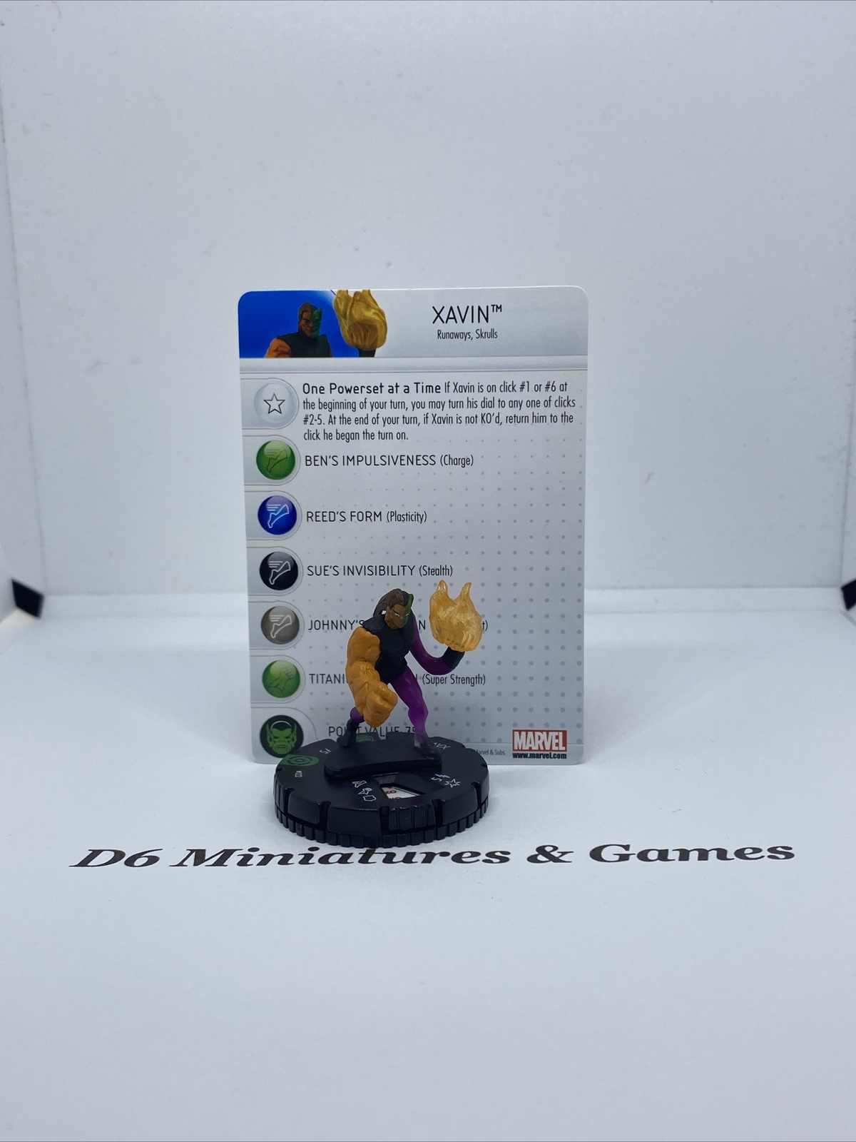 Marvel Heroclix - #022 XAVIN - Galactic Guardians | eBay