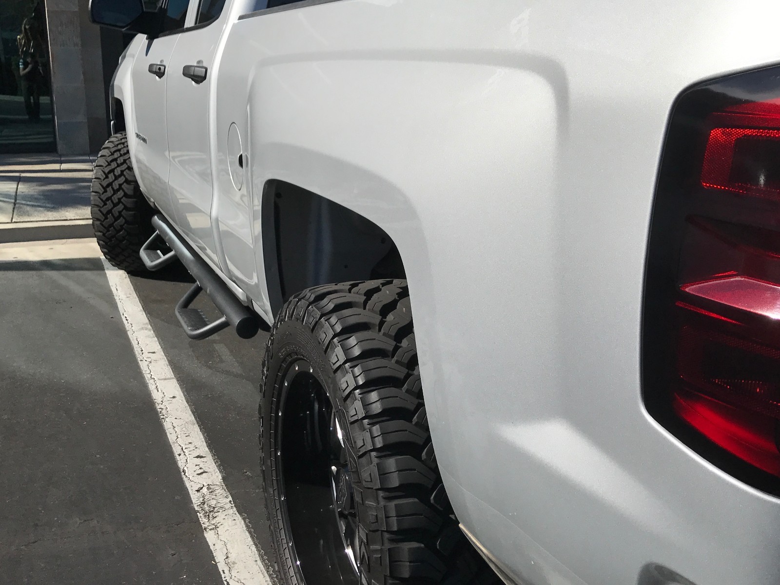 07-18 Fit Chevy Silverado Extended Cab Hoop Running Boards Side Steps ...