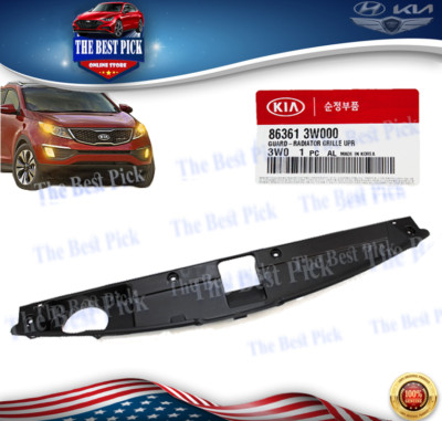 ⭐GENEUINE⭐ Grille Cover Upper Radiator Shield KIA SPORTAGE 2011-2016 ...