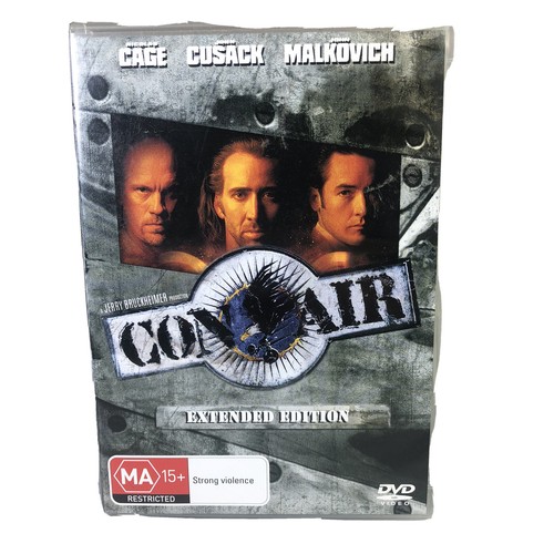 Con Air (DVD 2003) Nicolas Cage, John Cusack & John Malkovich FREE POST ...