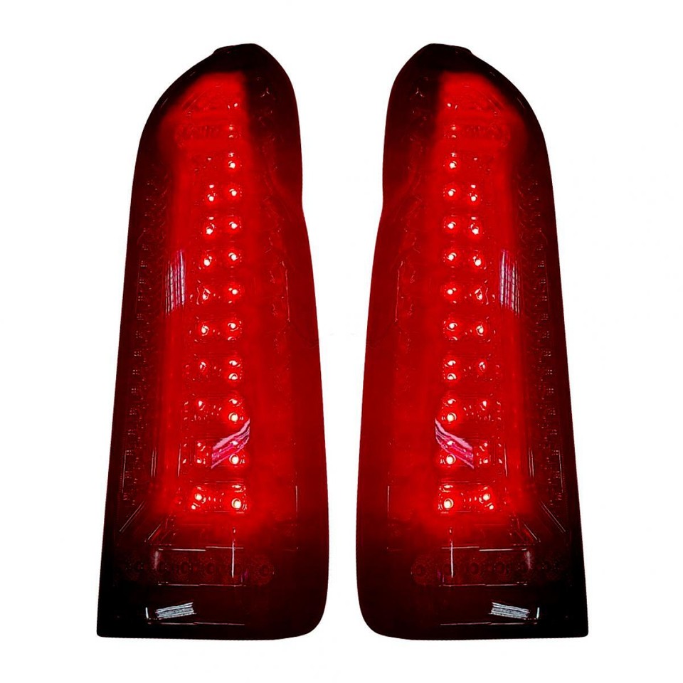 SET Tail Lamp Rear Light LED Smoke Lens For Toyota HiAce Van Commuter ...