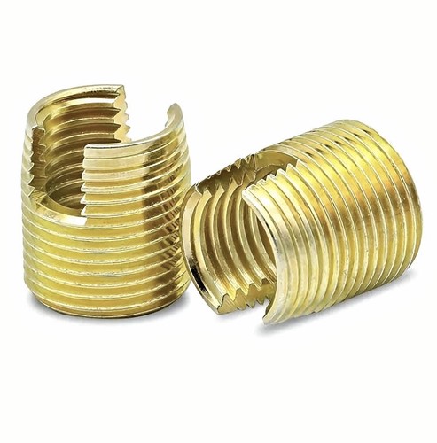 M12 x 22mm Slotted Self-Tapping Threaded Inserts - Case Hardened Carbon ...