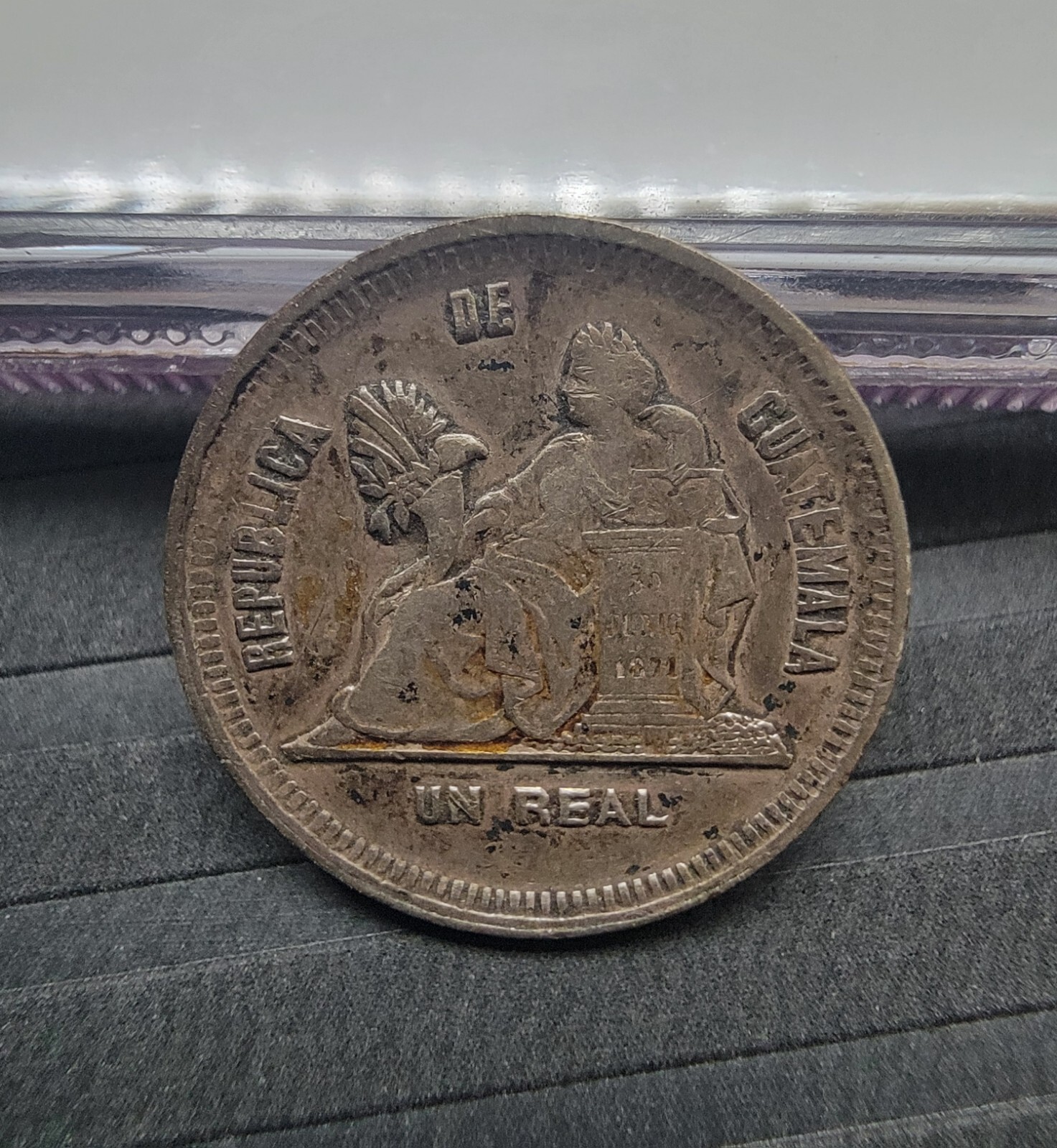 Guatemala 1891 1 Real Silver Coin + VF + 🇬🇹 ️ Very Rare Un Real | eBay