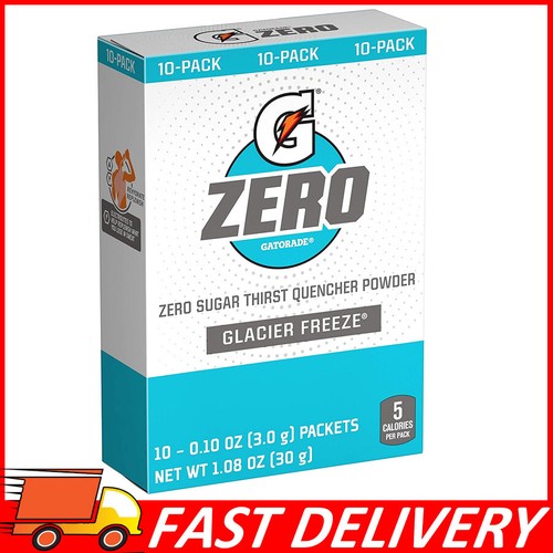 Gatorade Sports Drinks G Zero Powder Packets Glacier Freeze No Sugar ...