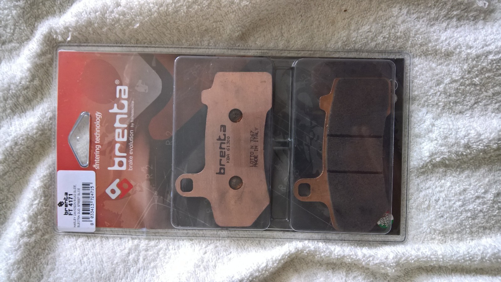 Brake Pads Sinter Brenta FT4171 for Harley Davidson V - Rod Breakout ...