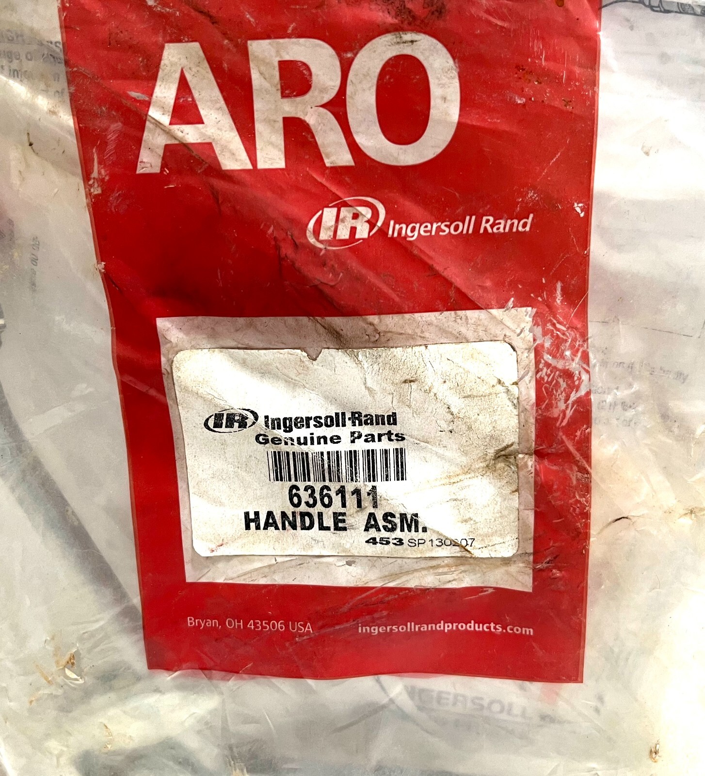 Ingersoll Rand 636111 ARO High-pressure Grease Control Handle 7500 PSI ...