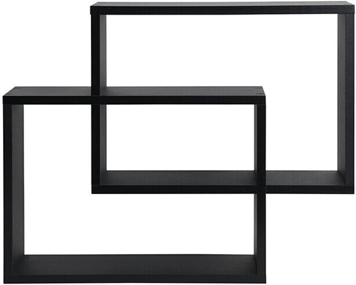 Modern Box Shelves Floating Wall Mounted Cube Storage Shelving Hanging ...