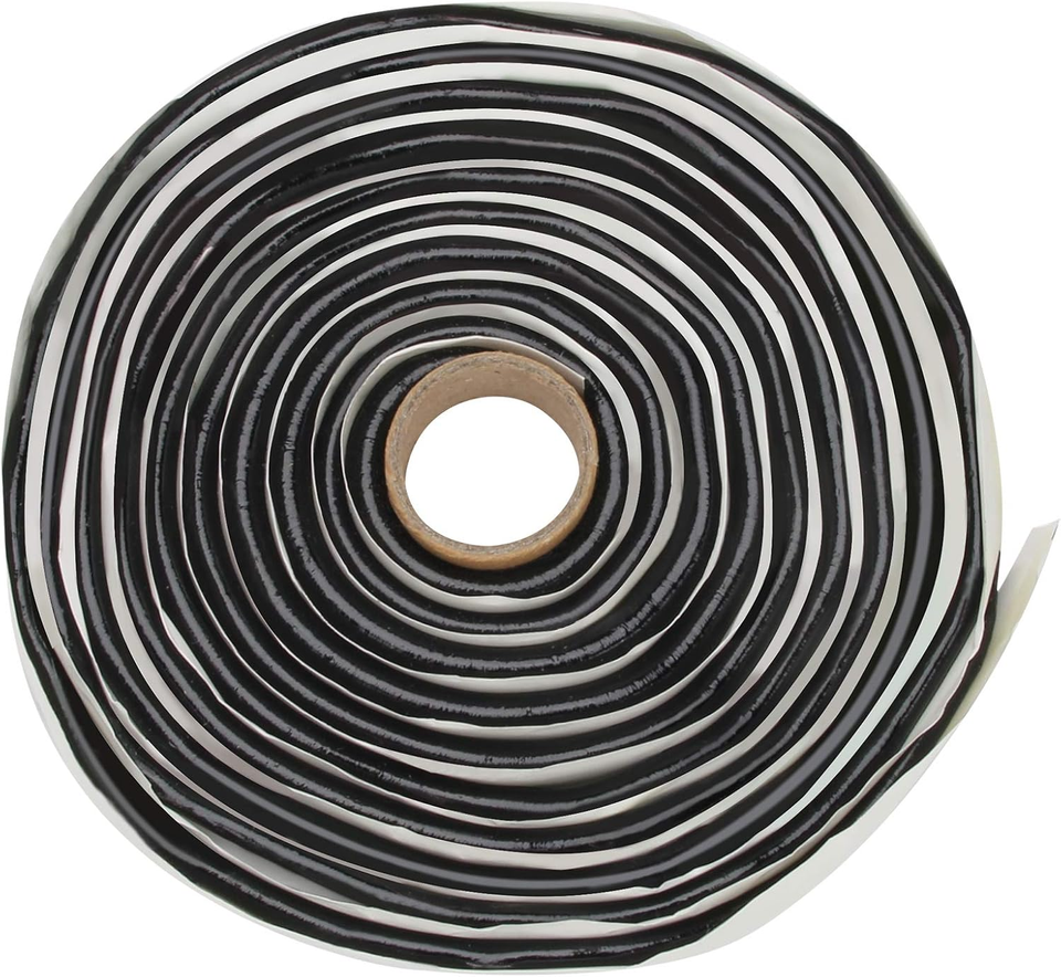 Coitak Butyl Sealant Putty Tape, Diameter 3/8" X 13 Feet Extra Thick ...