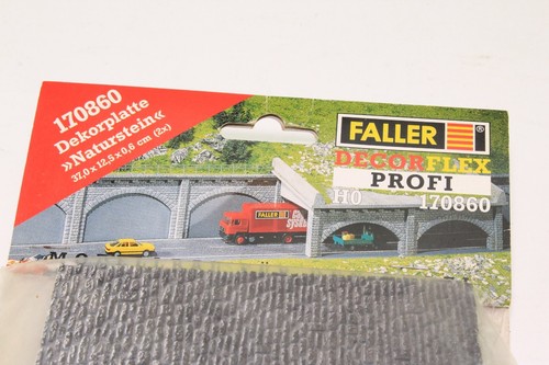 Faller 170860 H0 Dekorplatte "Naturstein" 37x12,5x0,6cm in der OVP ...
